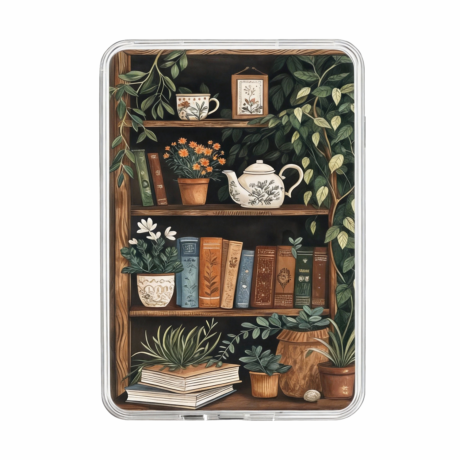 Ganinno® Book Shelves- 12th/ 11th Gen Kindle MagSafe Case
